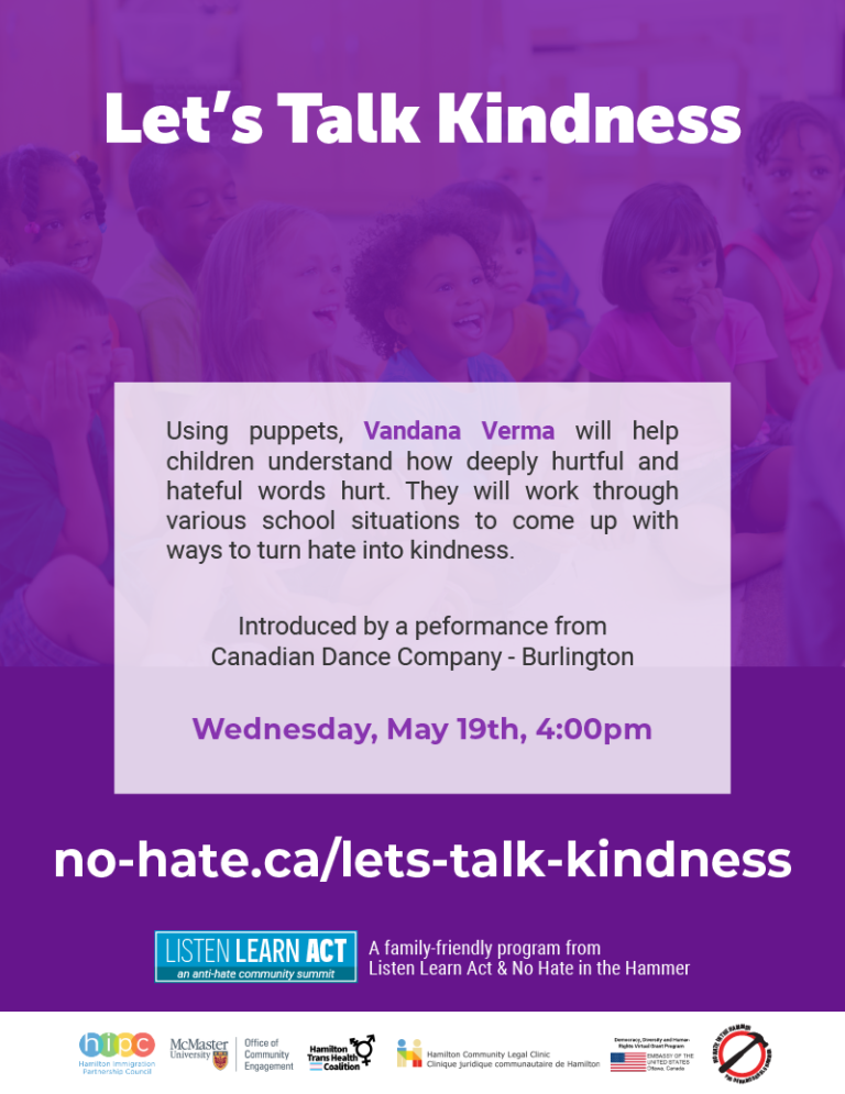 Let’s Talk Kindness – No Hate in the Hammer